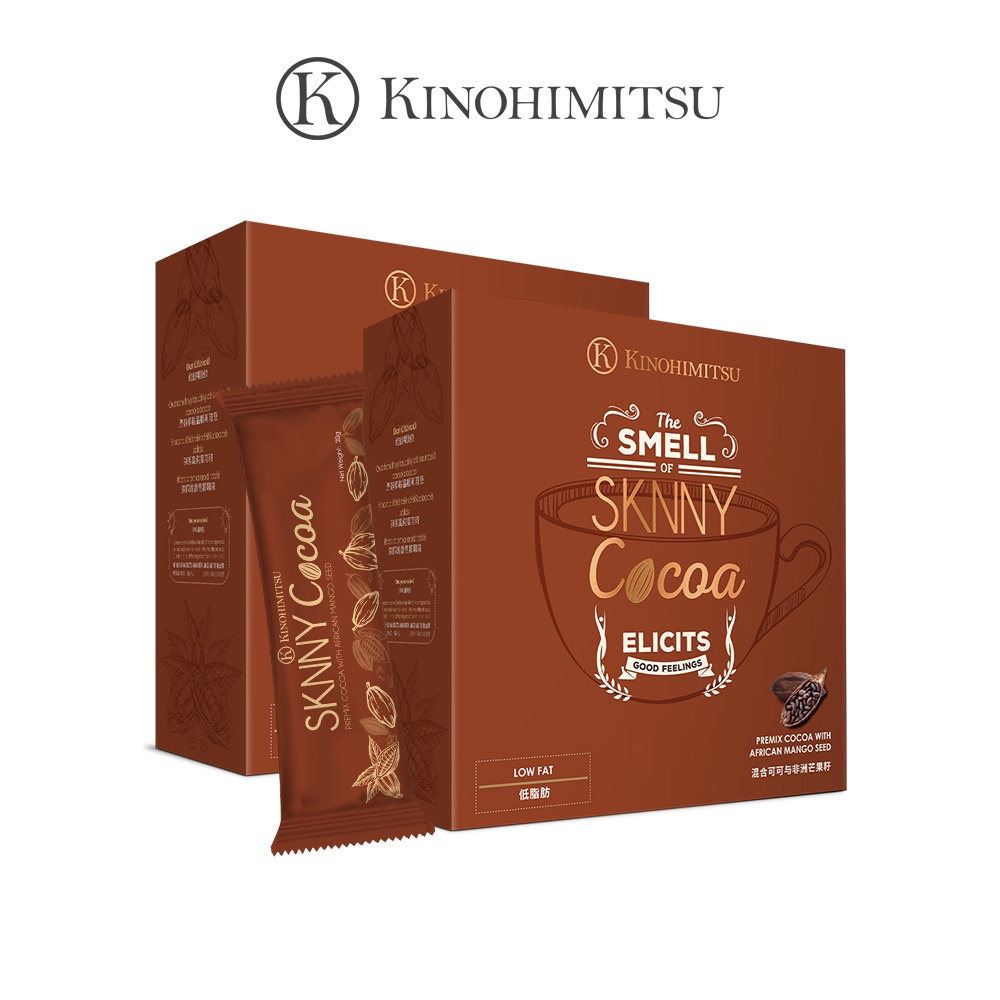 [Bundle of 2] Kinohimitsu SKNNY Cocoa 14's | Shopee Singapore