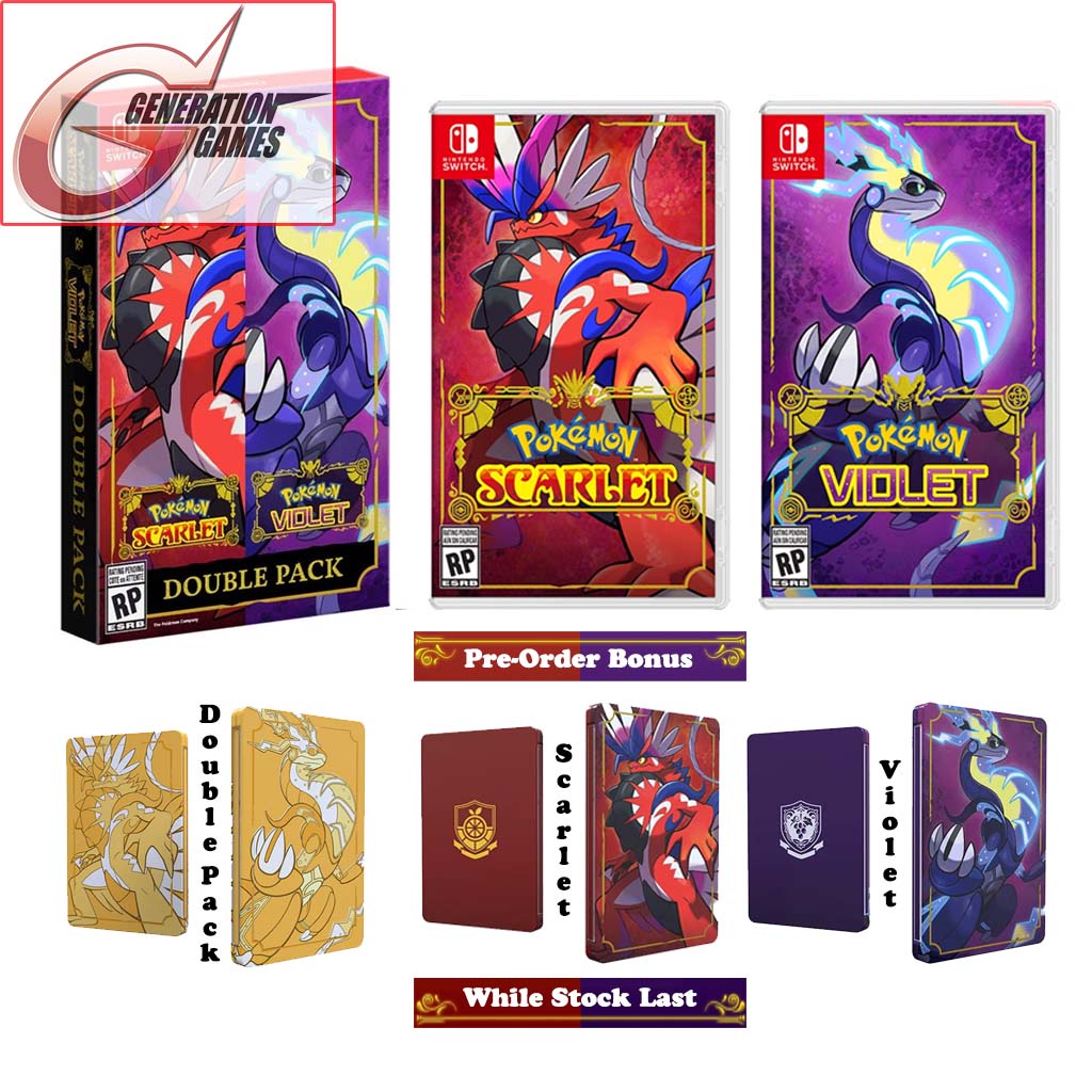 Nintendo Switch Pokemon Scarlet / Violet / Double Pack (English/Chinese) | Shopee Singapore