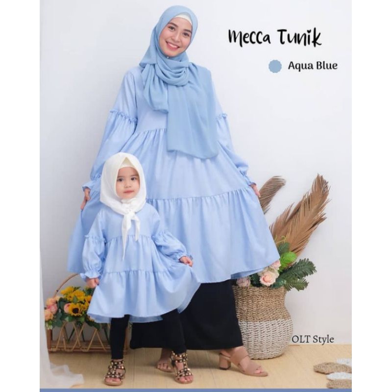 Mecca Tunik Latest Mother And Daughter Model Set 2021 Width | Shopee ...