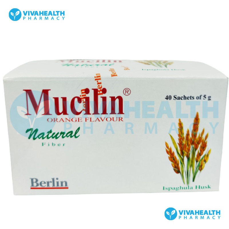 Mucilin - Natural Fibre (Ispaghula Husk) 40s | Shopee Singapore