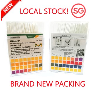 pH Indicator strips pH0-14 Merck Test strips (non-bleeding) local stock ...