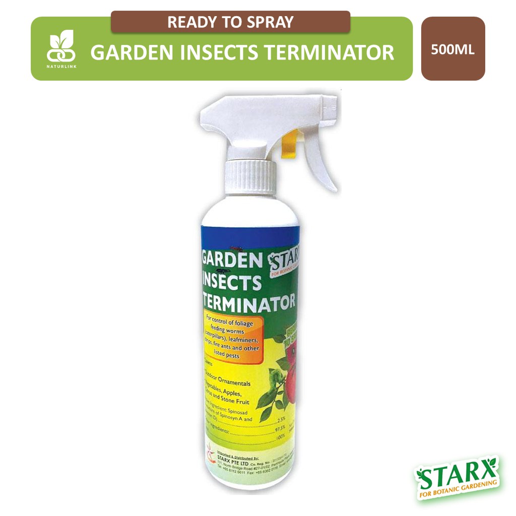 STARX Garden Insects Terminator (500ml) Spray | Spinosad | Insects ...