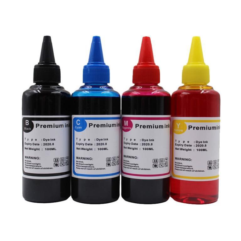Universal High Quality Dye Ink Printer Refill ink CMYK | Shopee Singapore