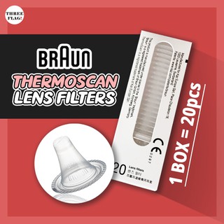 BRAUN LF20 Thermoscan Lens Filters 1box(20pcs) | Shopee Singapore