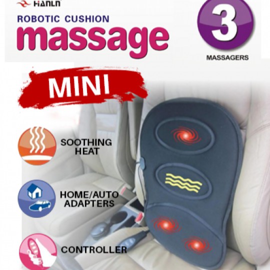 Robotic Cushion 3 In 1 Massage Electric Massager Mini With Heat ...