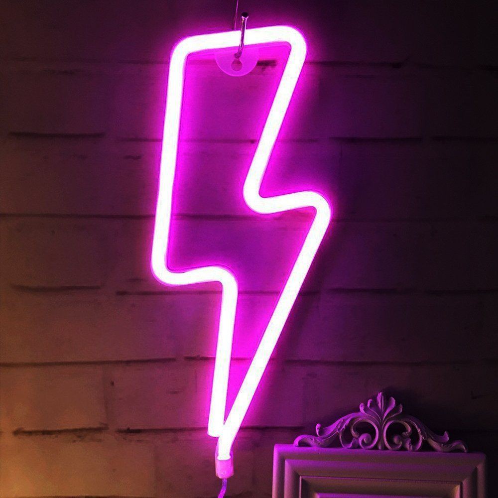 [Starzdeals] Thunder Neon Light, Powered by USB / Battery Operated ...