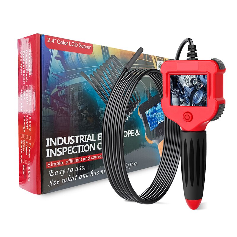 Handheld LCD Digital Endoscopic Camera, 2.4 inch Digital Inspection ...