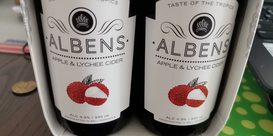 Albens Cider Apple & Lychee Cider 24 x 330ml [Cider] | Shopee Singapore