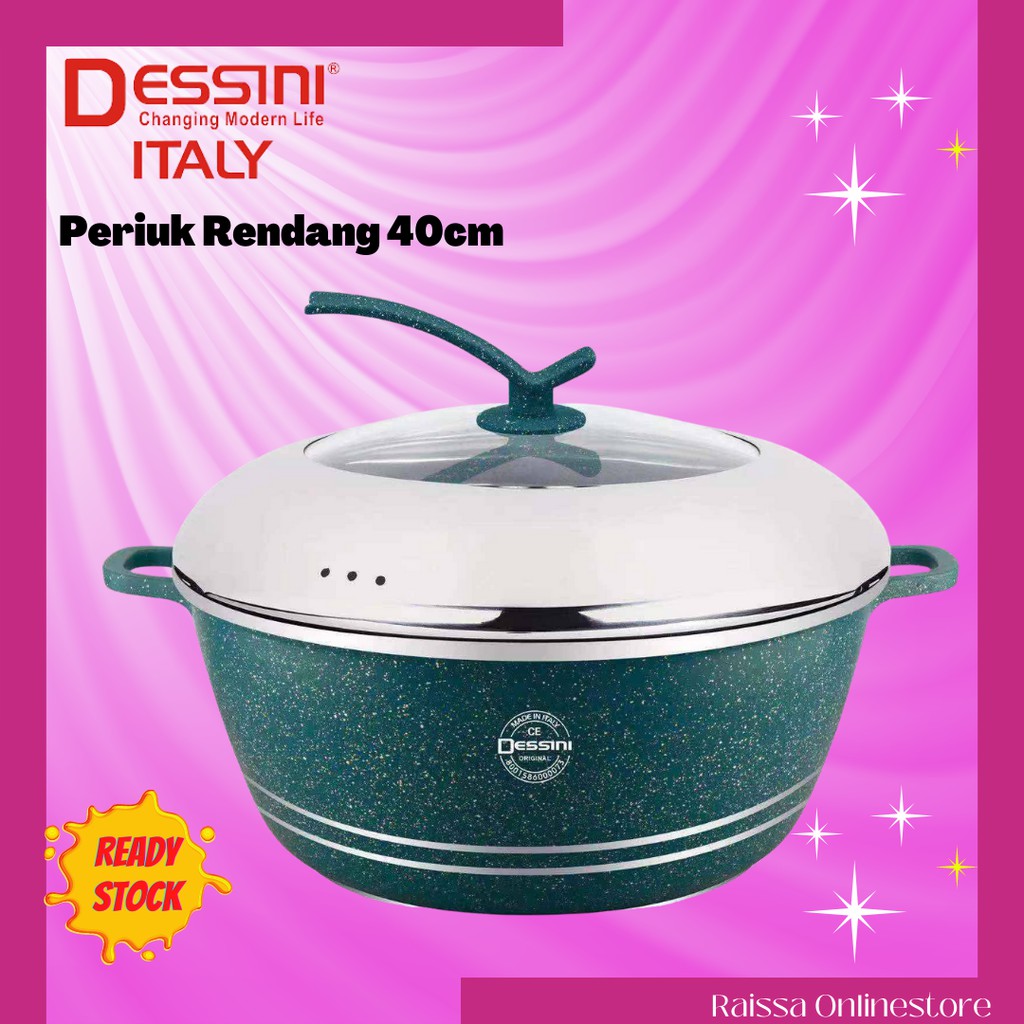 DESSINI Granite Stone Casserole Periuk Rendang Periuk Batu Granite ...