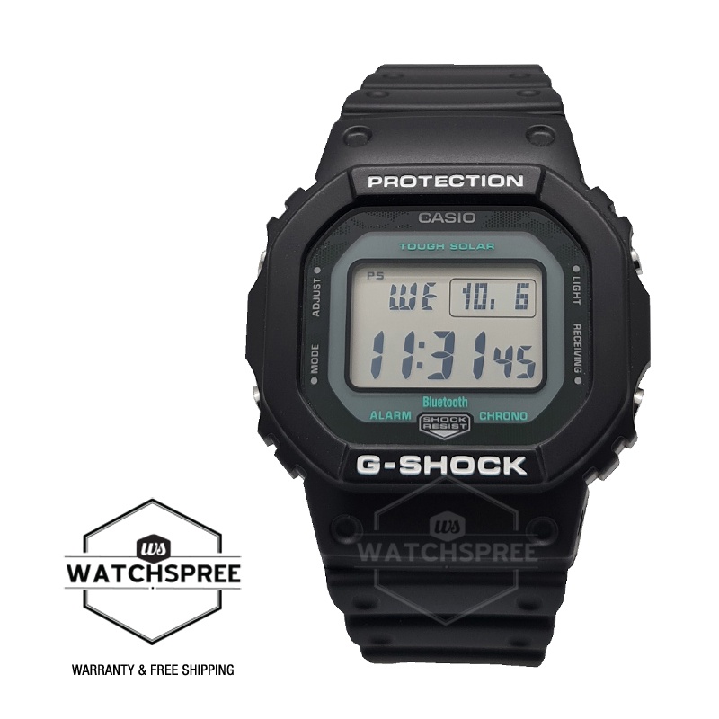 Casio G-Shock Bluetooth® Tough Solar GW-B5600 Lineup Black Resin Band ...