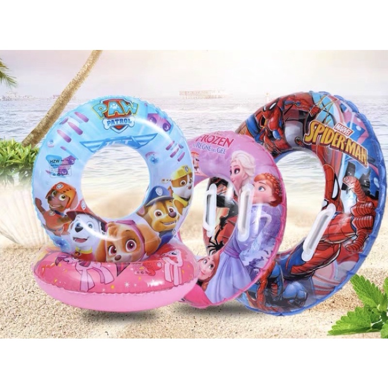 [SG Stock] Paw Patrol / Frozen / Super Mario Swimming Float Swim Ring ...