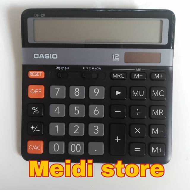 CASIO 12 DIGIT CALCULATOR / CASIO DH20 BK / CASIO DH-20-BK / BLACK ... CASIO 12 DIGIT CALCULATOR / CASIO DH20 BK / CASIO DH-20-BK / BLACK ...