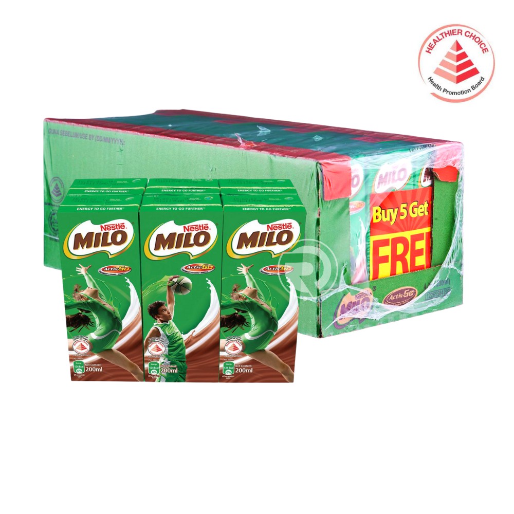 MILO UHT Chocolate Malt Packet Drink (200ml x 24 Packets) | Shopee ...