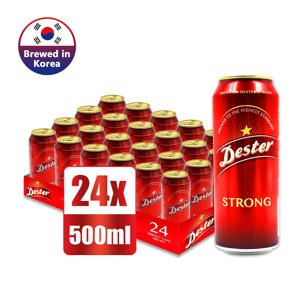 Dester Strong 24x500ml CAN (Dester Beer/Beer/Beer Cider/Alcoholic ...