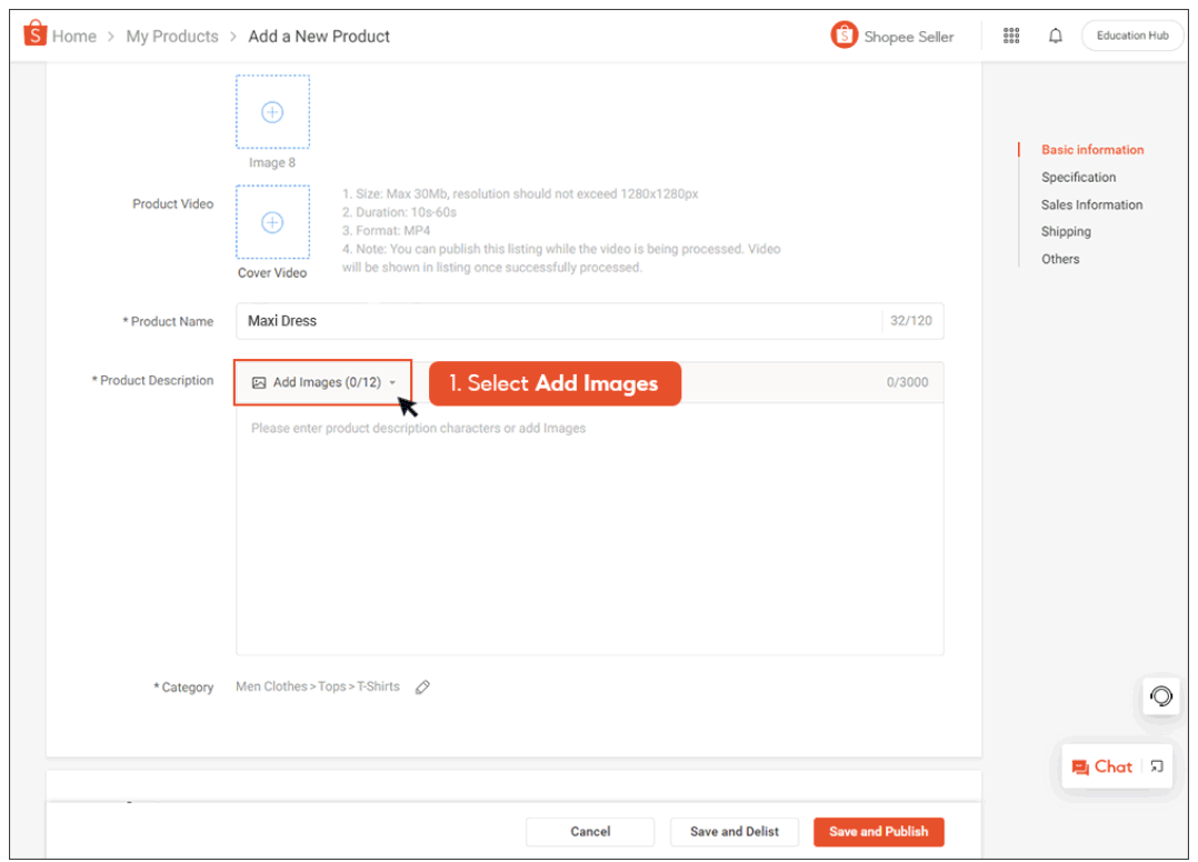 Listing a product on Seller Centre | Shopee PH Seller Education Hub