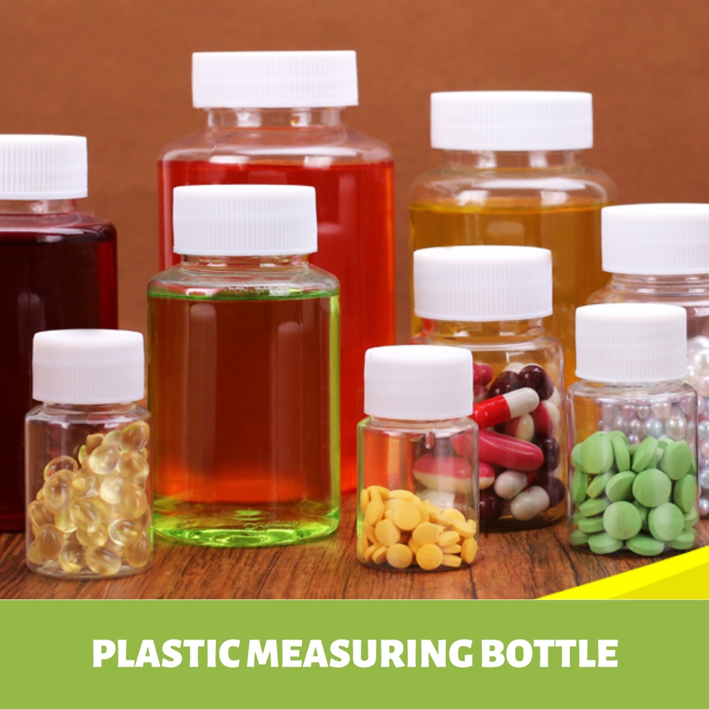 Small Clear Transparent Plastic Bottle | Storage Bottle | Container ...