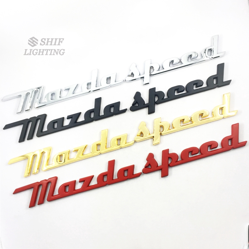 1 x Big Metal MAZDASPEED MAZDA SPEED Letter Car Auto Decorative Rear ...