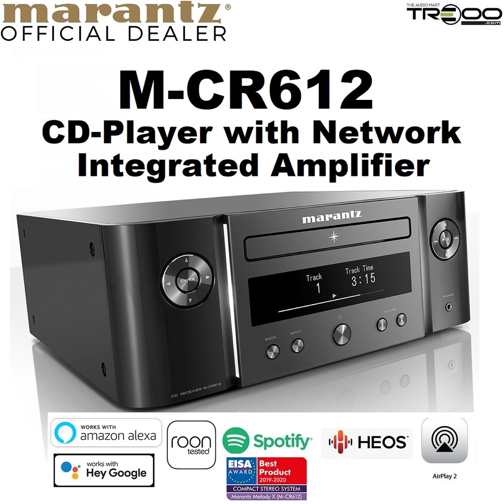 Marantz Melody X (M-CR612) Multi-Room Wireless BT/WiFi/Ethernet Network ... Marantz Melody X (M-CR612) Multi-Room Wireless BT/WiFi/Ethernet Network ...