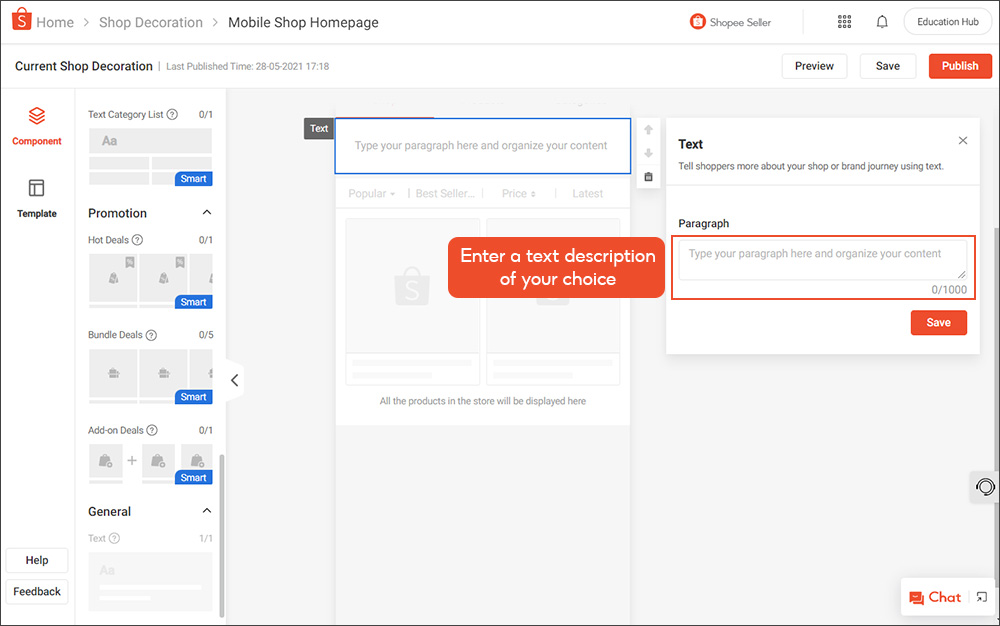 Basic Shop Decoration | Shopee SG Seller Education Hub