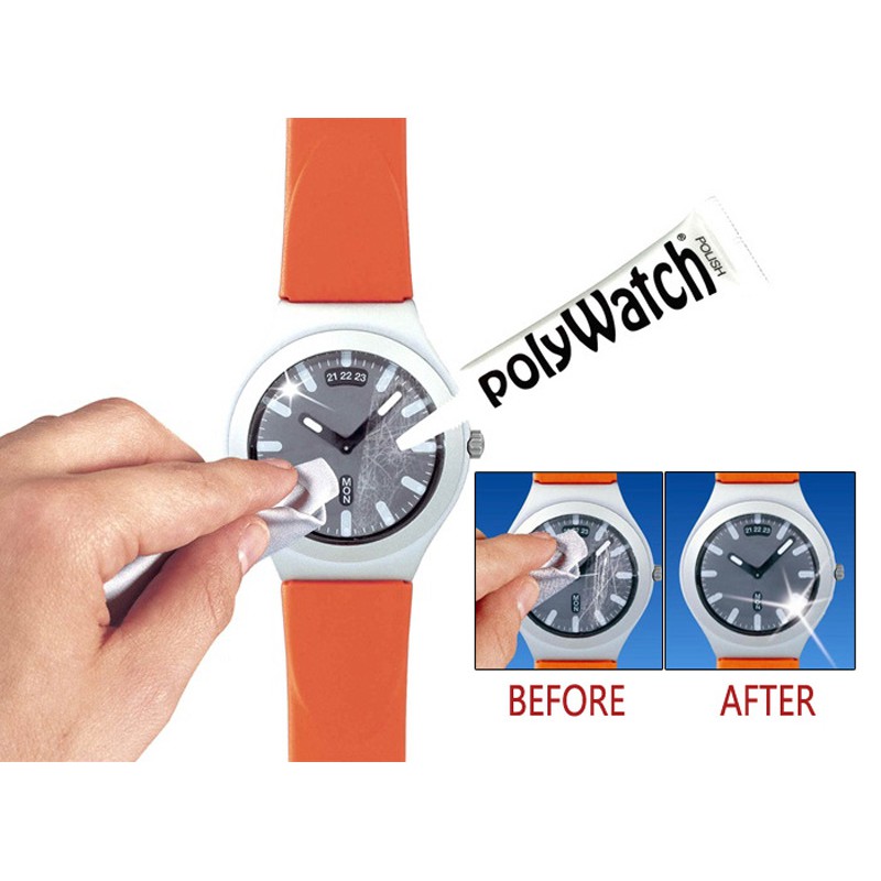 Polywatch Watch Plastic Acrylic Watch Glass Polish Scratch Remover ...