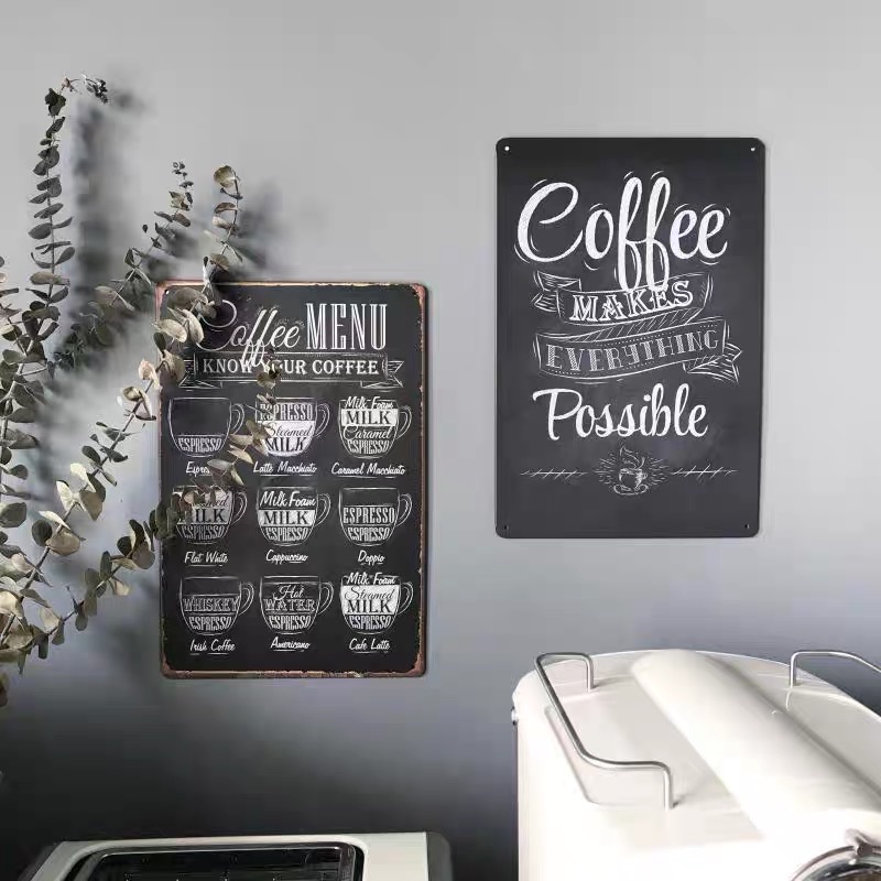 [Local Stock] 20x30mm Industrial Vintage Retro Coffee Club Bar ...