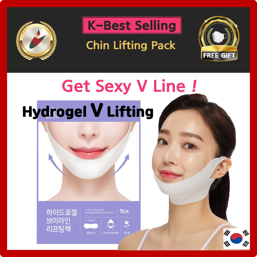 🎀K-Best seller🎀V-LINE Sexy Face Chin Lifting Pack Double Chin Reducer ...