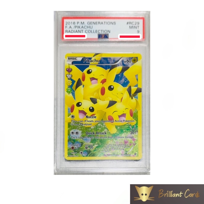 Pokemon Generations Radiant Collection Pikachu PSA Slab | Shopee Singapore
