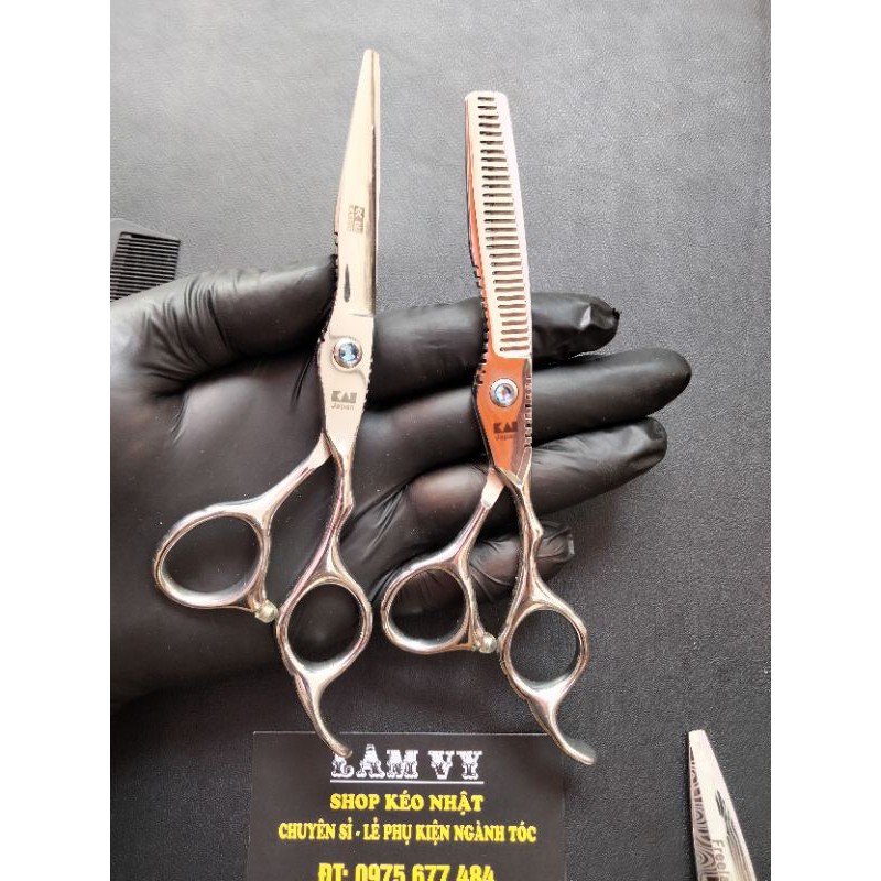 Japanese kasho haircut with green stone (Buy a set with leather case) | Shopee Singapore