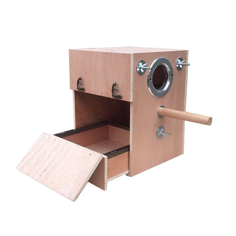 Parrot Breeding Box Vertical Bird Nest Peony Tiger Skin Bird Warm ...