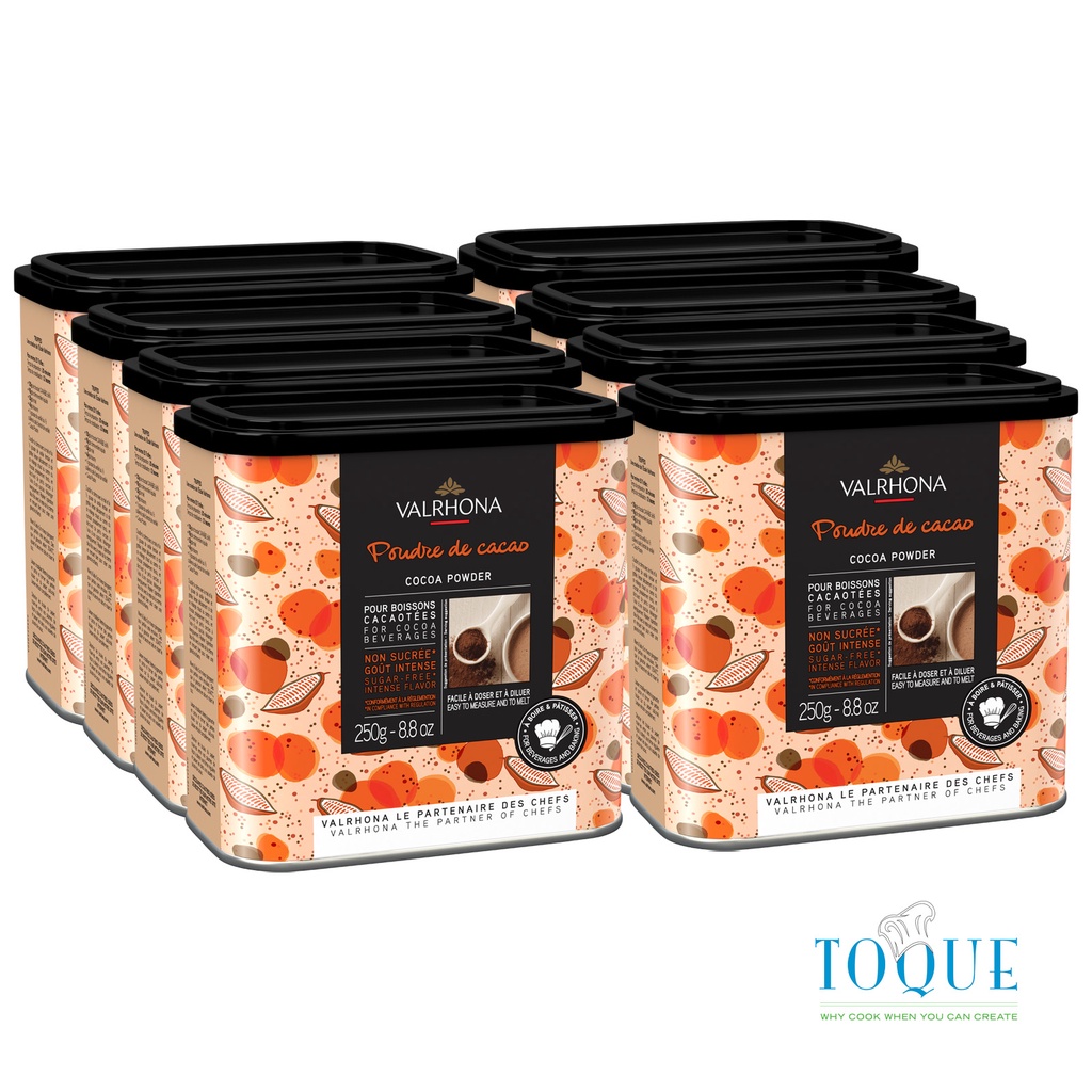 Valrhona Cocoa Powder Carton 250gm x 8 unit | Shopee Singapore