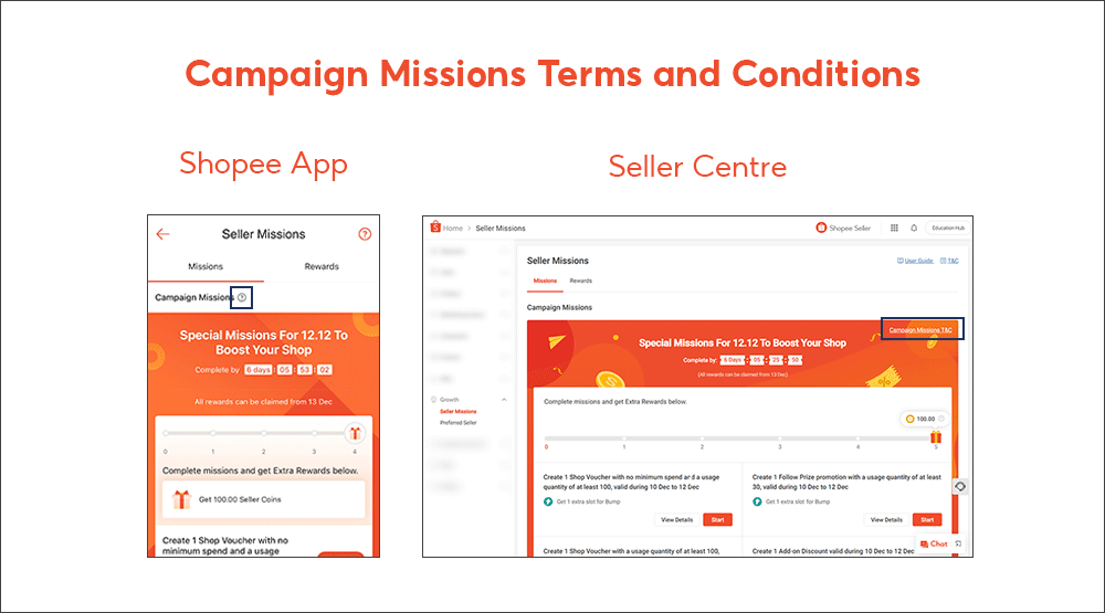 Campaign Missions rewards | MY Seller Education [Shopee]