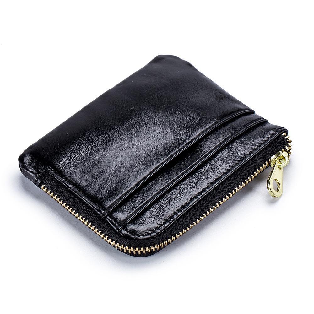 Cross-Border Men's Coin Purse Leather Ultra-Thin Multi-Functional Soft ...