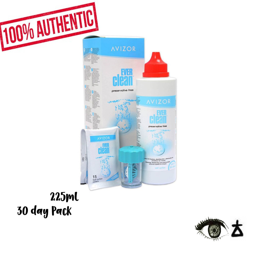 avizor ever Clean 225ml , 30day Hydrogen Peroxide Solution | Shopee ...