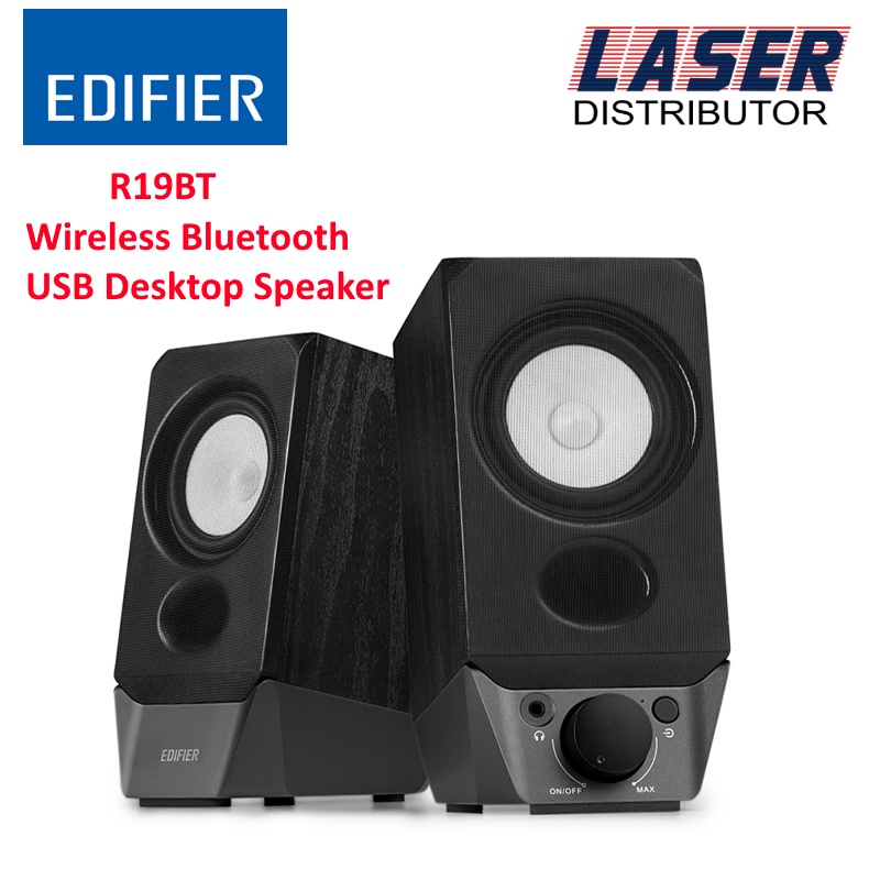 Edifier R19BT 2.0 PC Speaker System with Bluetooth | Shopee Singapore