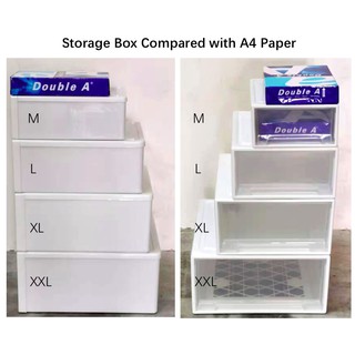 【SG Local Stock】Stacking Storage Box Drawer Plastic Container for ...