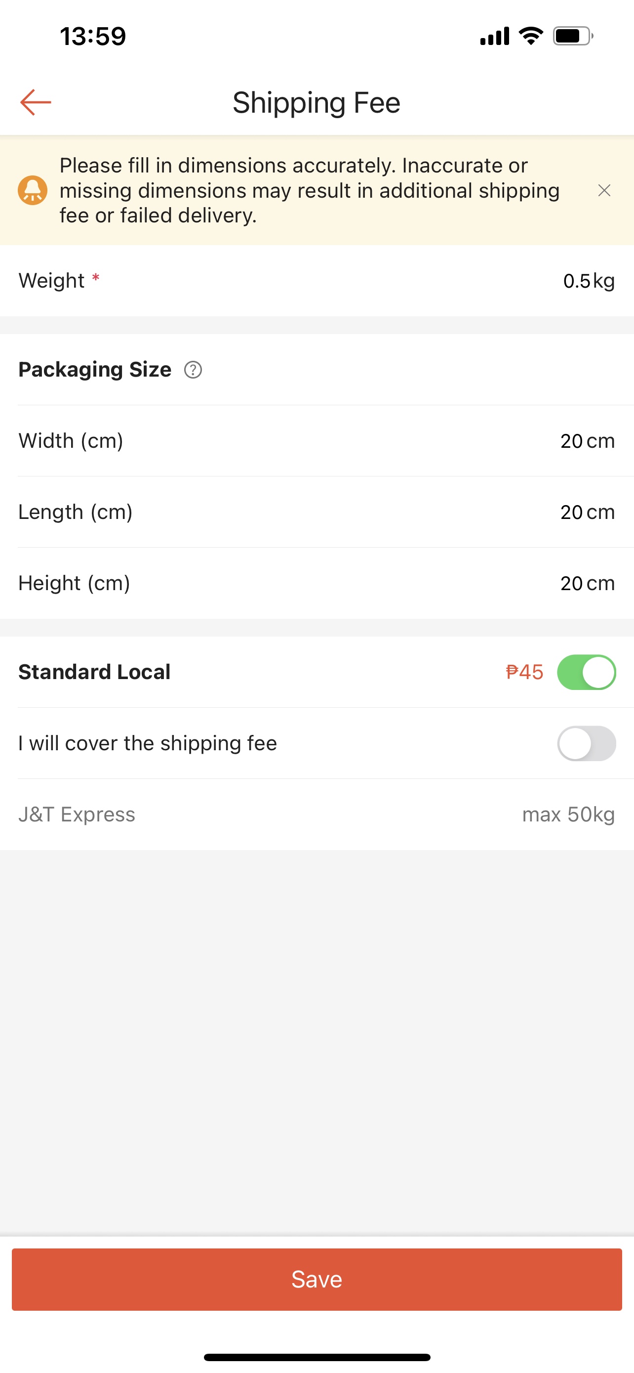 Shipping Fee Guidelines | Shopee PH Seller Education Hub