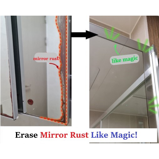 Mirror Rust Sticker Mirror Reform Sheets Mirror Reflection sticker ...