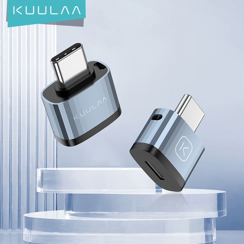 KUULAA USB to USB Type C OTG Adapter Micro to Type C OTG Adapter USB OTG Connector Micro USB for ...