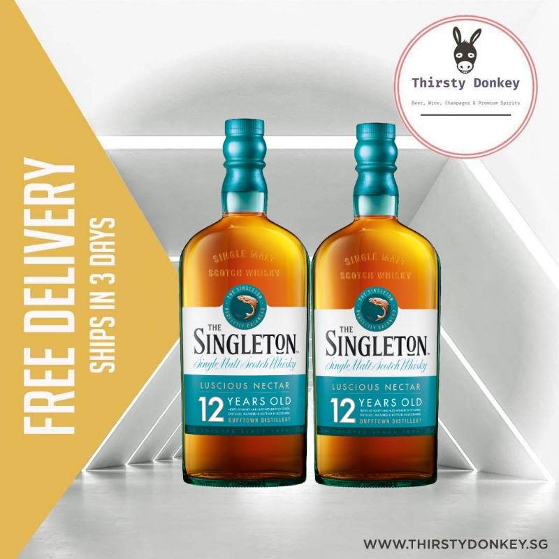 The Singleton 12 Years Single Malt Scotch Whisky (Bundle Deal) | Shopee ...