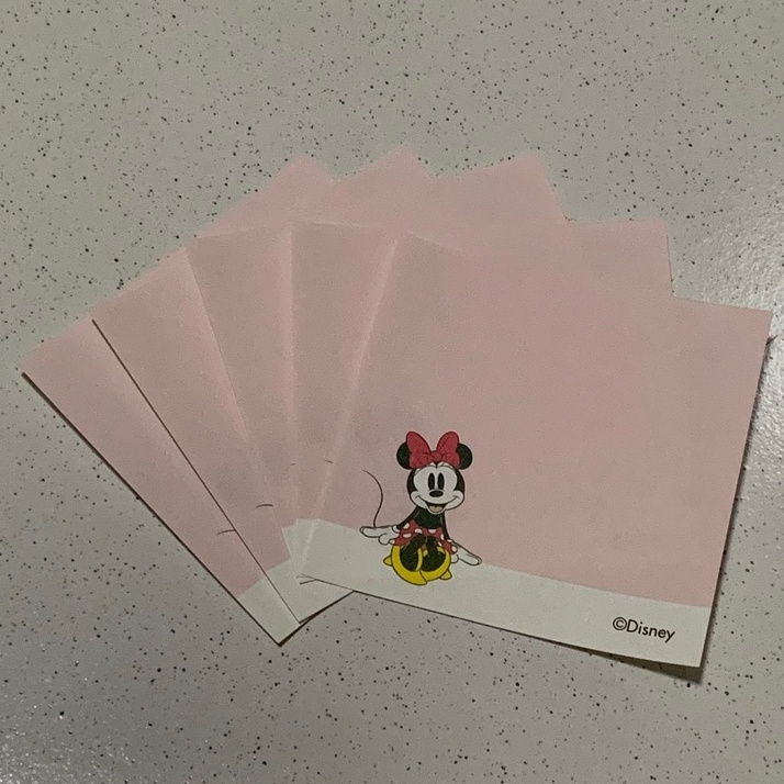 [DISNEY] MINNIE MOUSE MEMO SHEETS NOTES PACK DECO BUJO JOURNALING NON ...