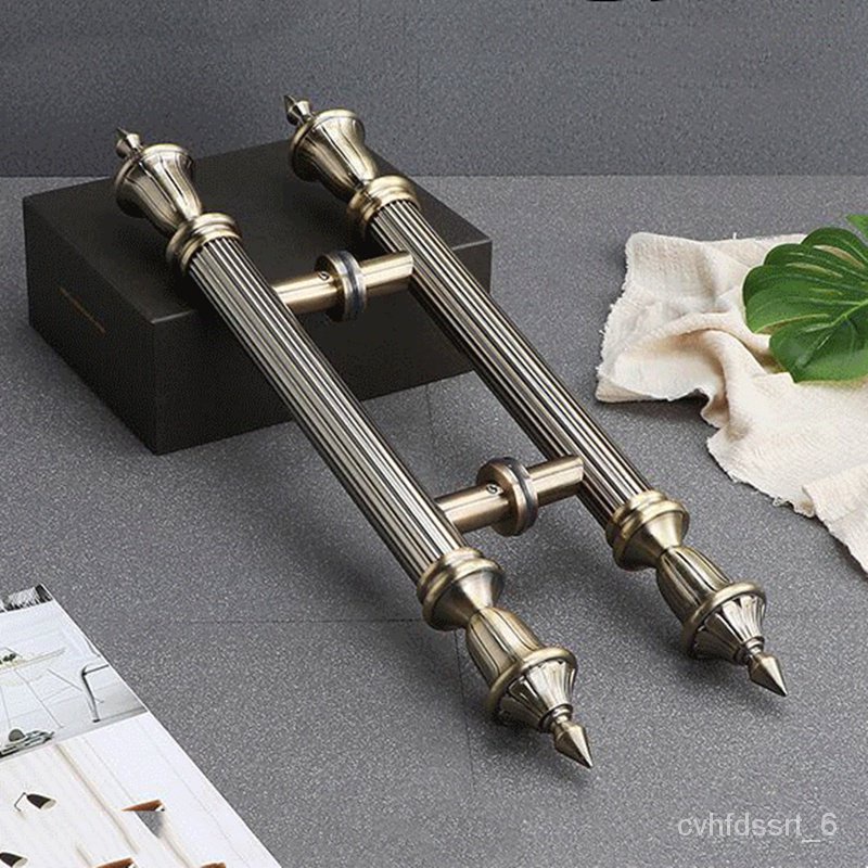 GiriHome European Style Antique Stainless Steel Push Pull Door Handle ...
