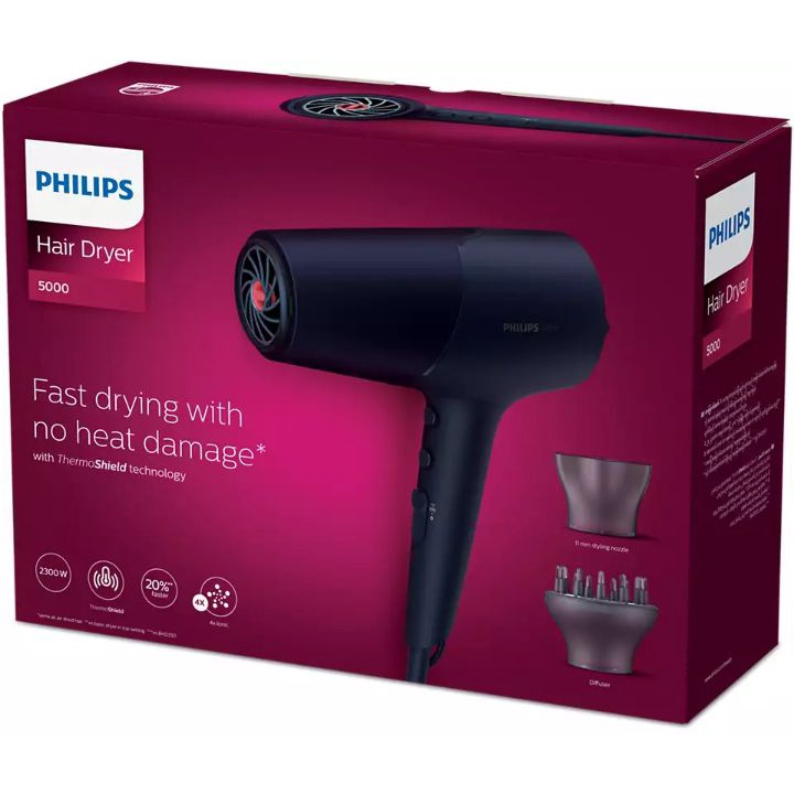 ( SG SHOP) PHILIPS ThermoProtect Ionic Hairdryer 2300w 6speed turbo ...