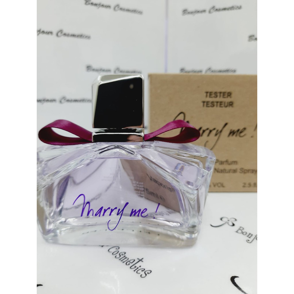 MARRY ME! eau de PARFUM 75ml LANVIN (TESTER Packaging) | Shopee Singapore