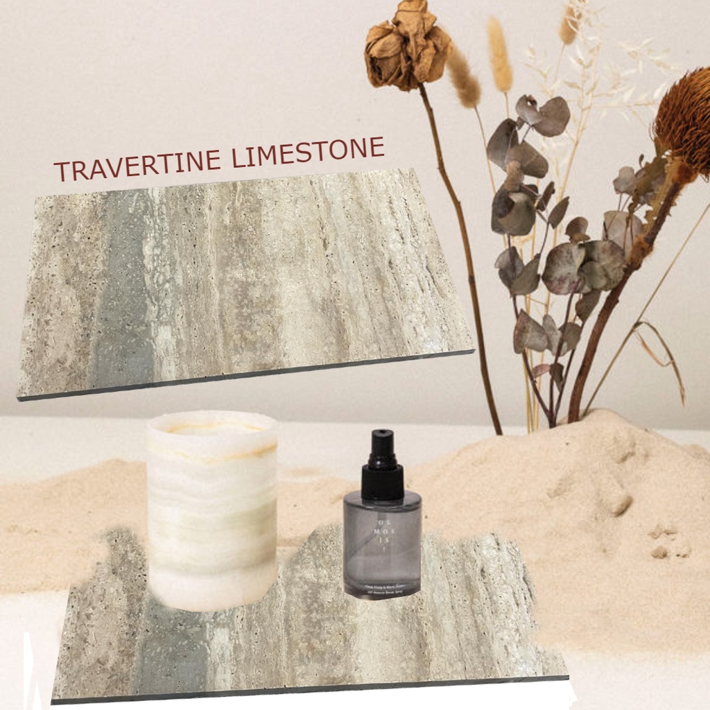 Travertine Travertino Natural Stone Display Plate Tray | Shopee Singapore
