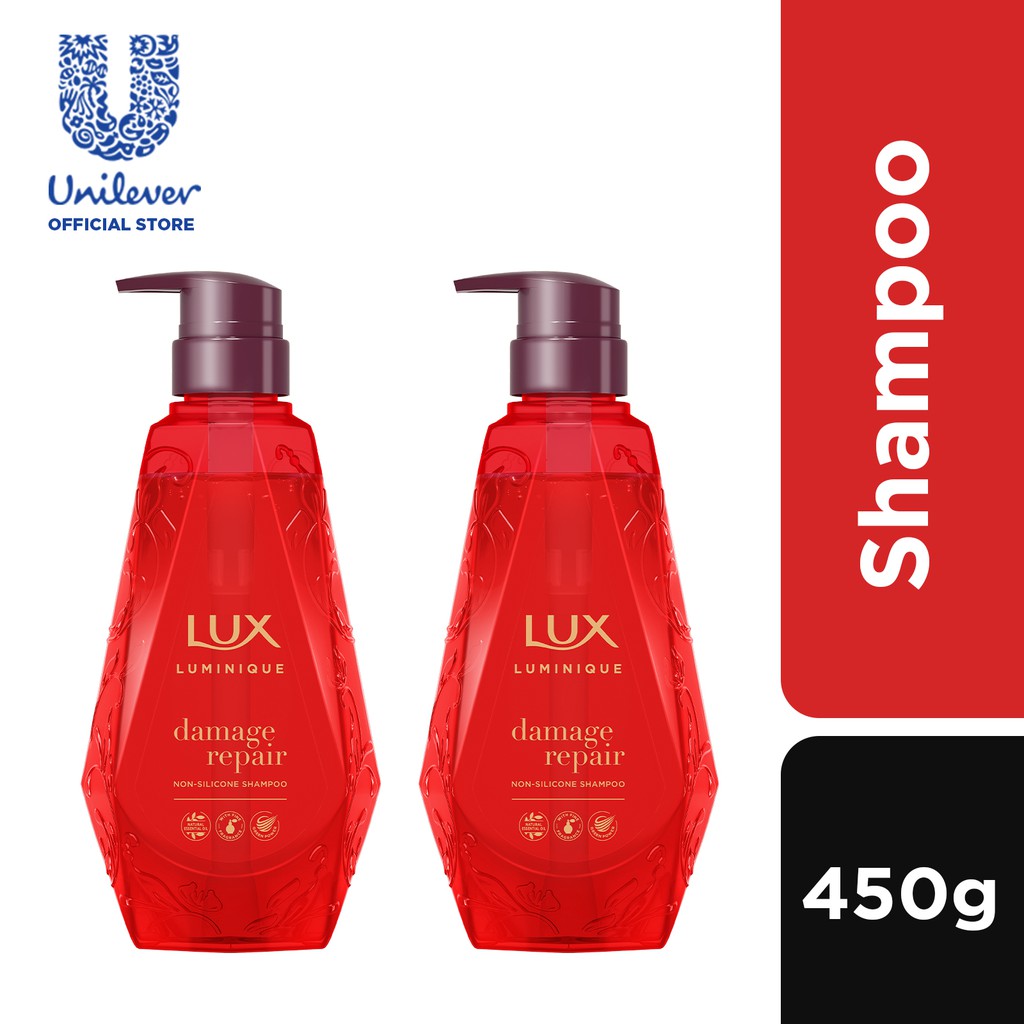 [Bundle of 2] Lux Luminique Non-Silicone Shampoo 450g | Shopee Singapore
