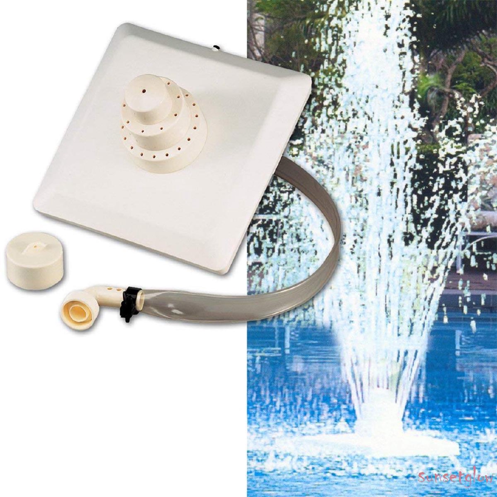 Grecian Triple Tier Floating Swimming Pool Fountain, Creative Ground ... Grecian Triple Tier Floating Swimming Pool Fountain, Creative Ground ...