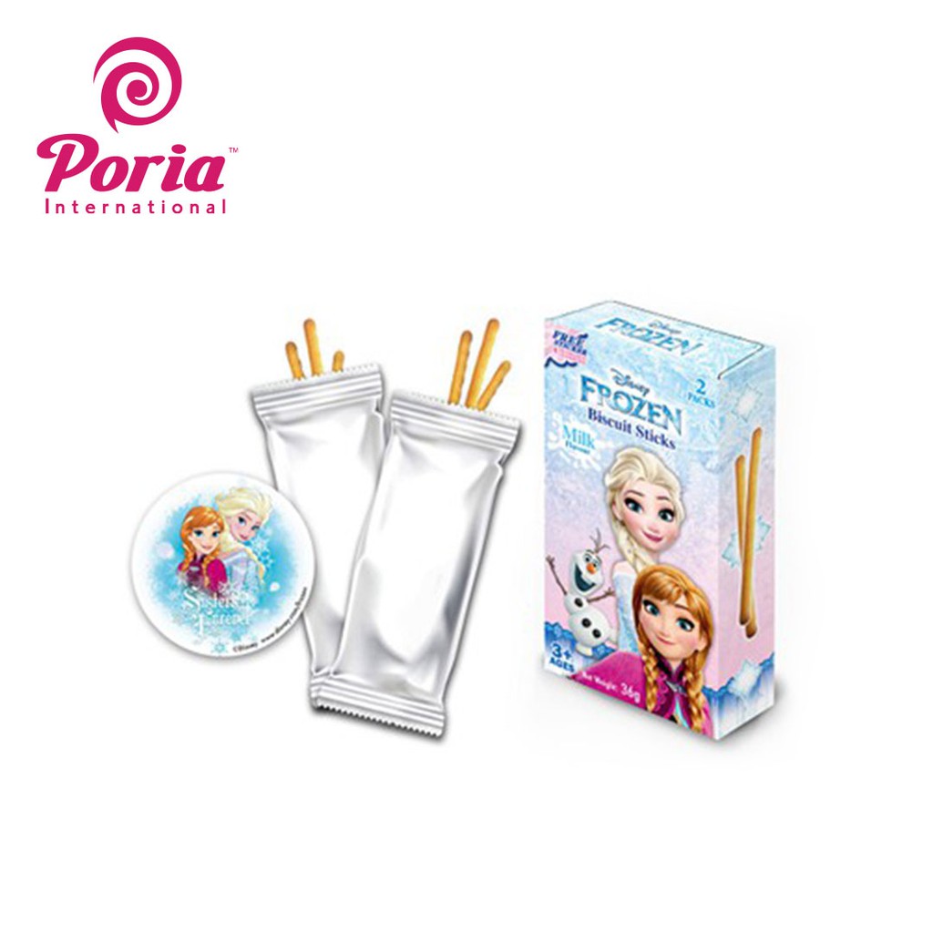 Disney Frozen Biscuit Sticks Box with Stickers 36g | Shopee Singapore