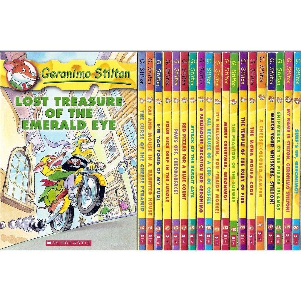 Original Geronimo Stilton Mouse Series English Full-Coloured Paperback ...