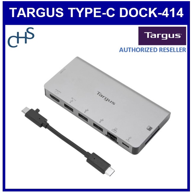Targus USB-C DP DOCK 414 Alt Mode Single Video 4K HDMI Docking Station ...