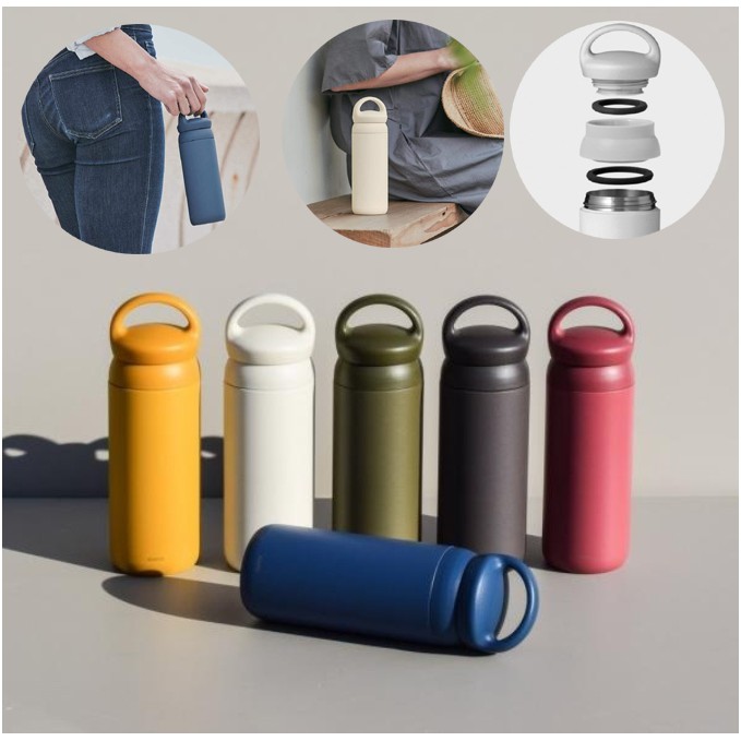 Kinto Day Off Tumbler 500ml Travel Water Bottle Vacuum Insulated Flask ...